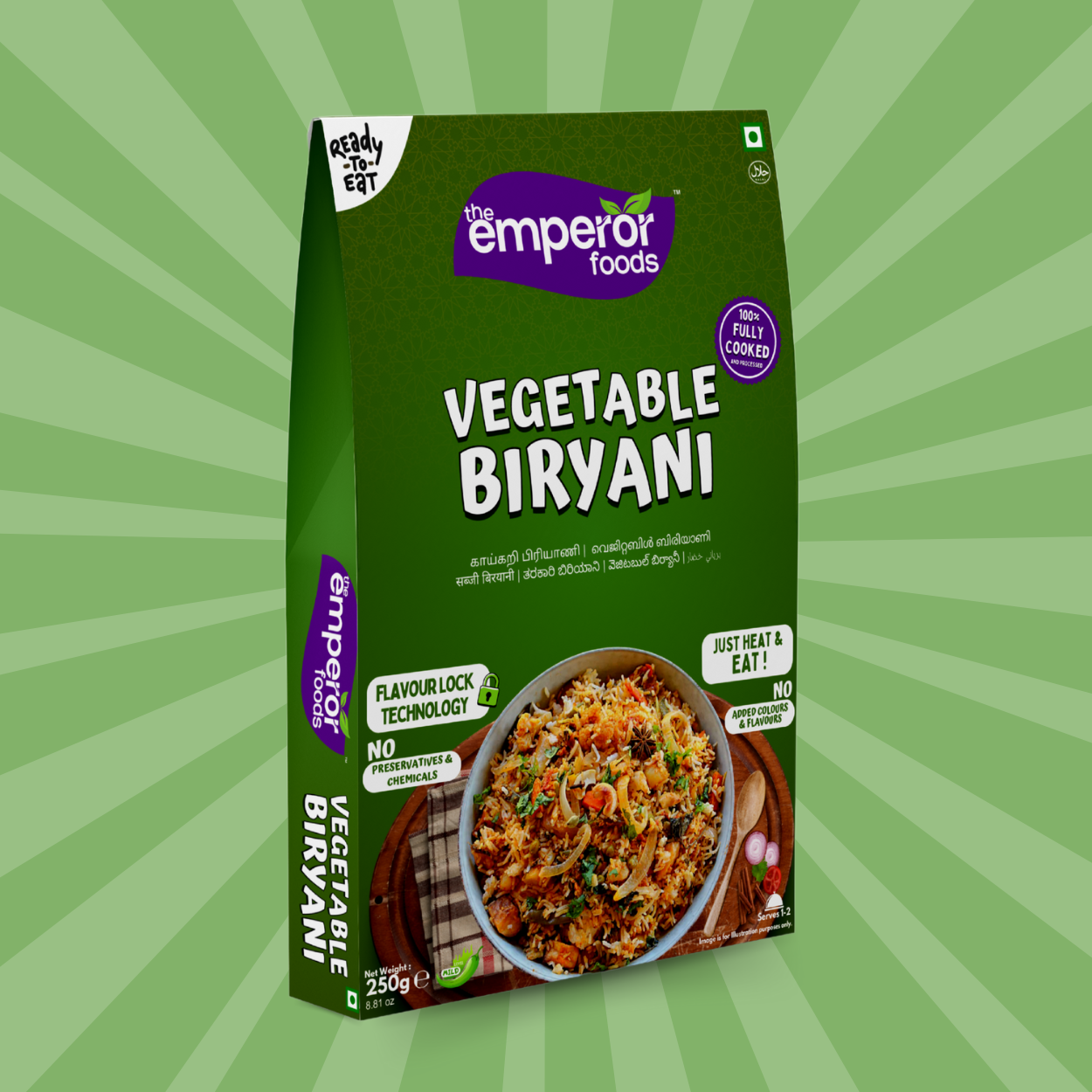 Vegetable Biryani – The Emperor Foods - Ready To Eat